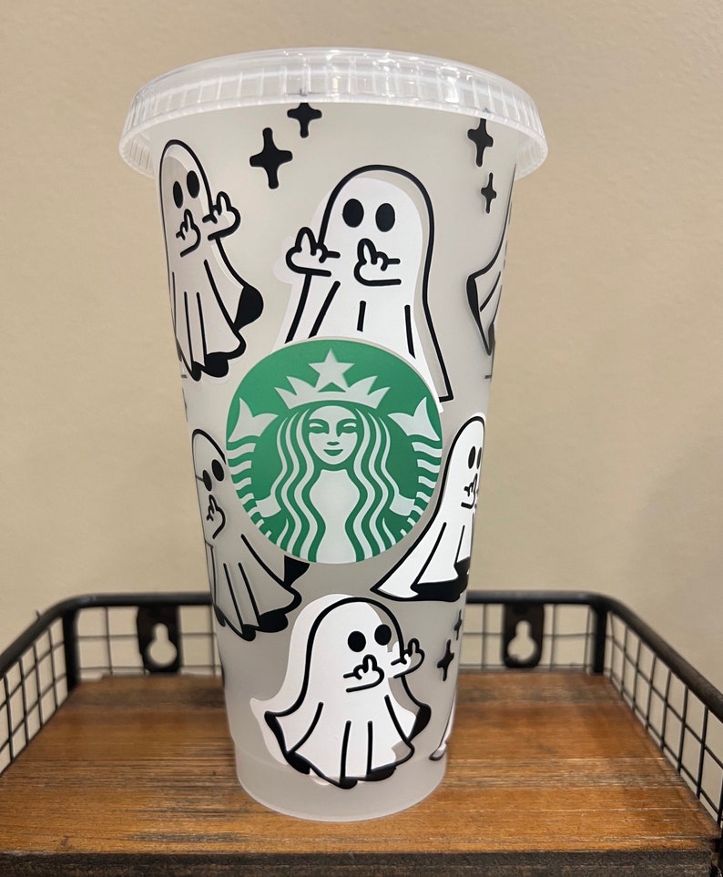 Ghost Starbucks Cup - Etsy