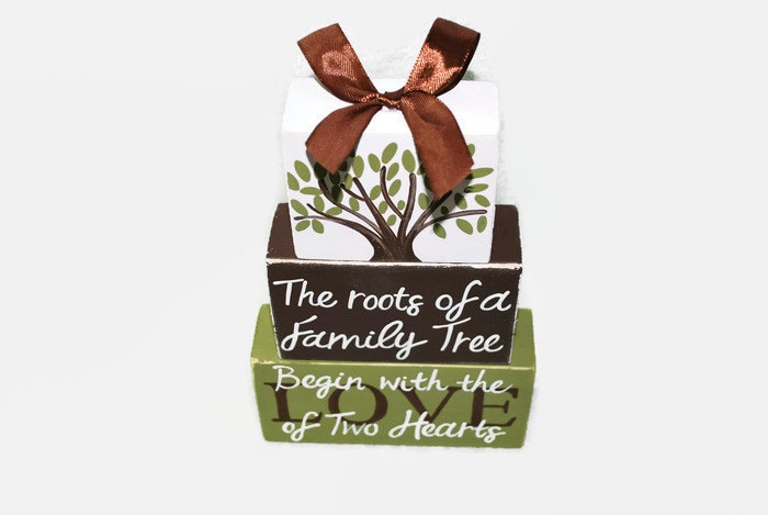 The Roots of a Family Tree Begin With the Love of Two Hearts - Etsy