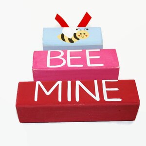 Bee Mine Bumble Bee Valentines Day Decor Red Pink Secret Crush Gift ...