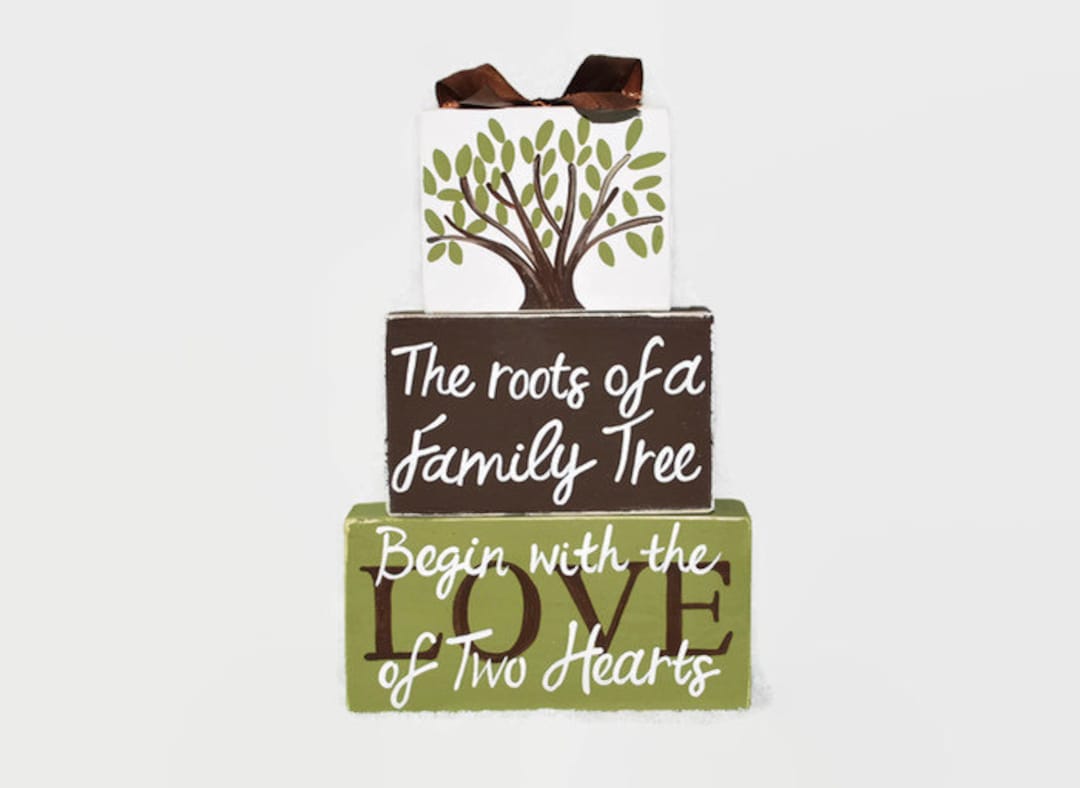 The Roots of a Family Tree Begin With the Love of Two Hearts ...