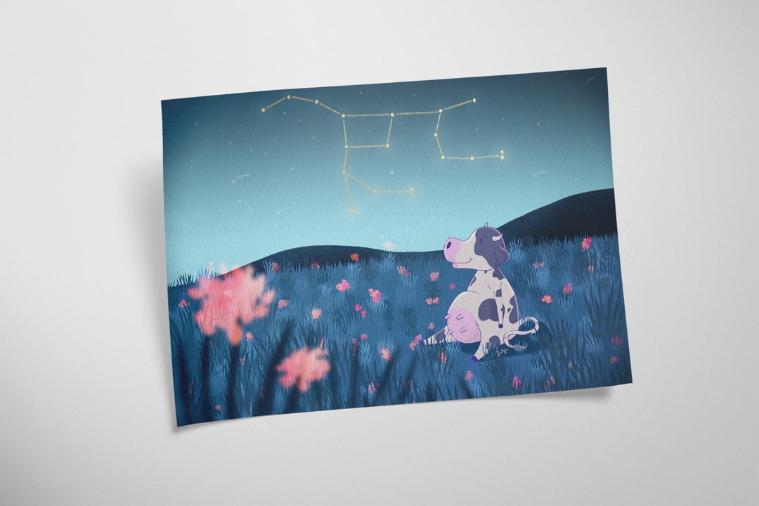 Star Cow Print - Etsy