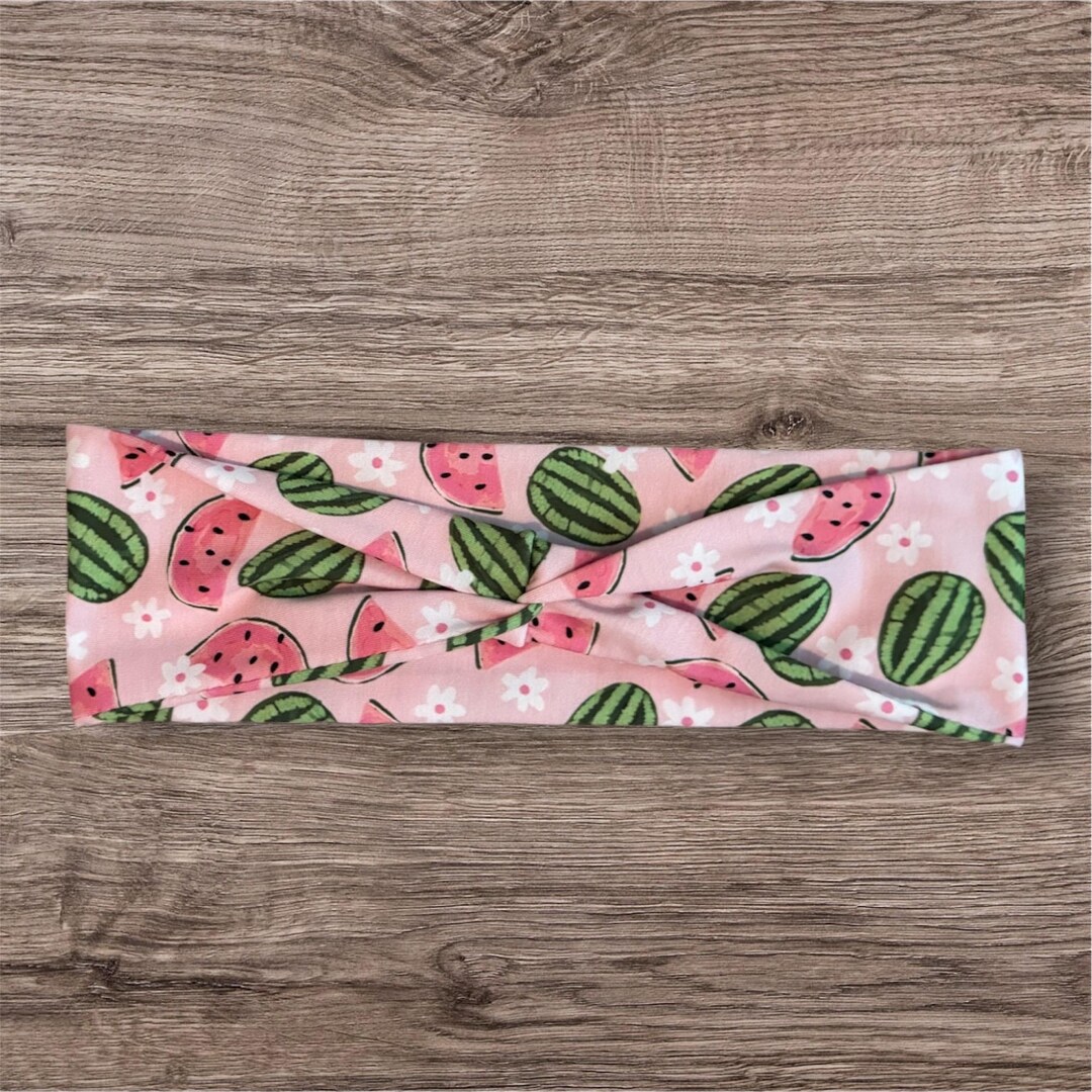 Watermelon Headband, Festival Workout Headband, Turban Twist Headband ...