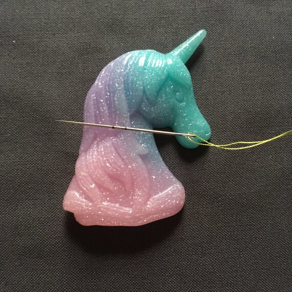 Giant Unicorn Needle Minder Confetti Craft Supplies & Tools Sewing ...