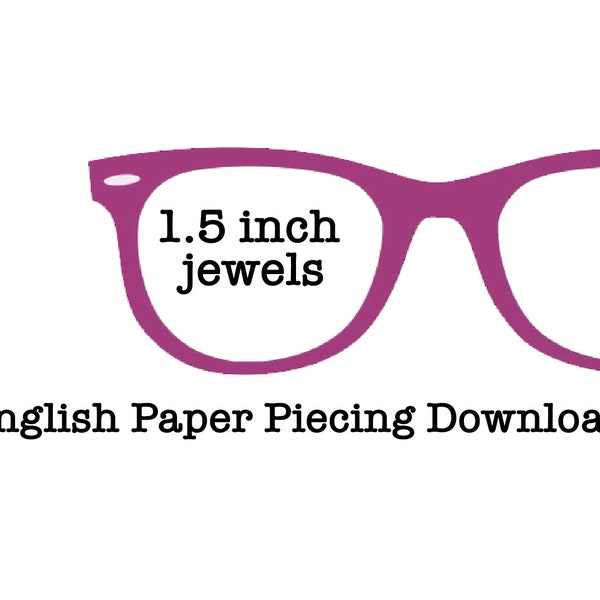 1" Jewel Paper Piecing Template - Etsy