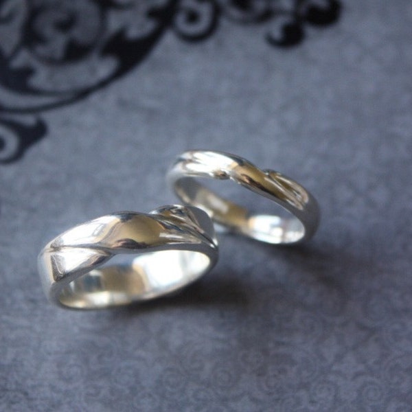 Matching Wedding Bands - Etsy