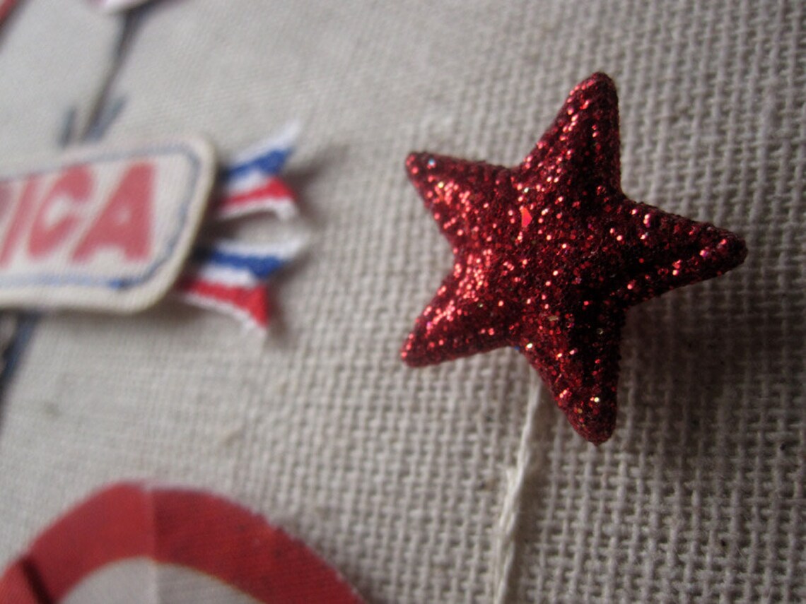 My Patriotic Garden Pillow (cottage Style) - Etsy