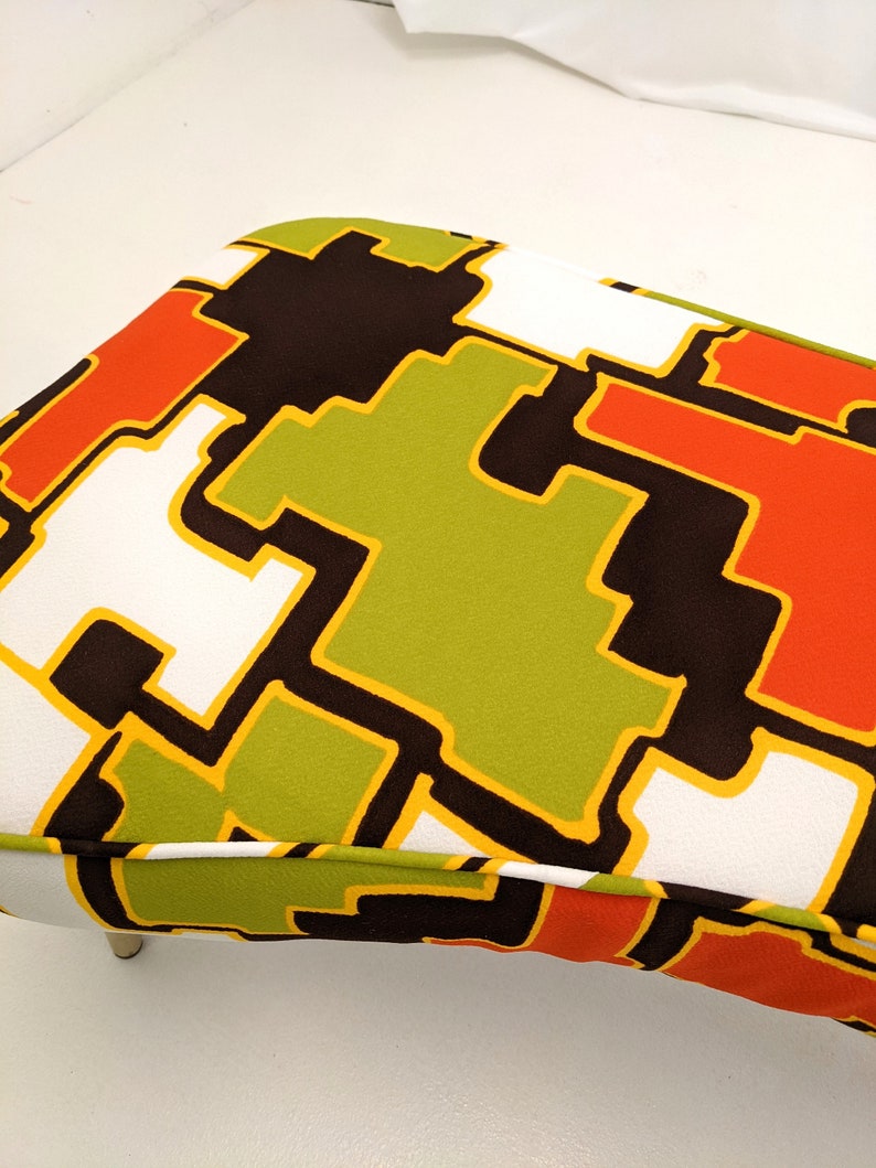 Mid Century Modern/vintage Kidney Shape Bench - Etsy