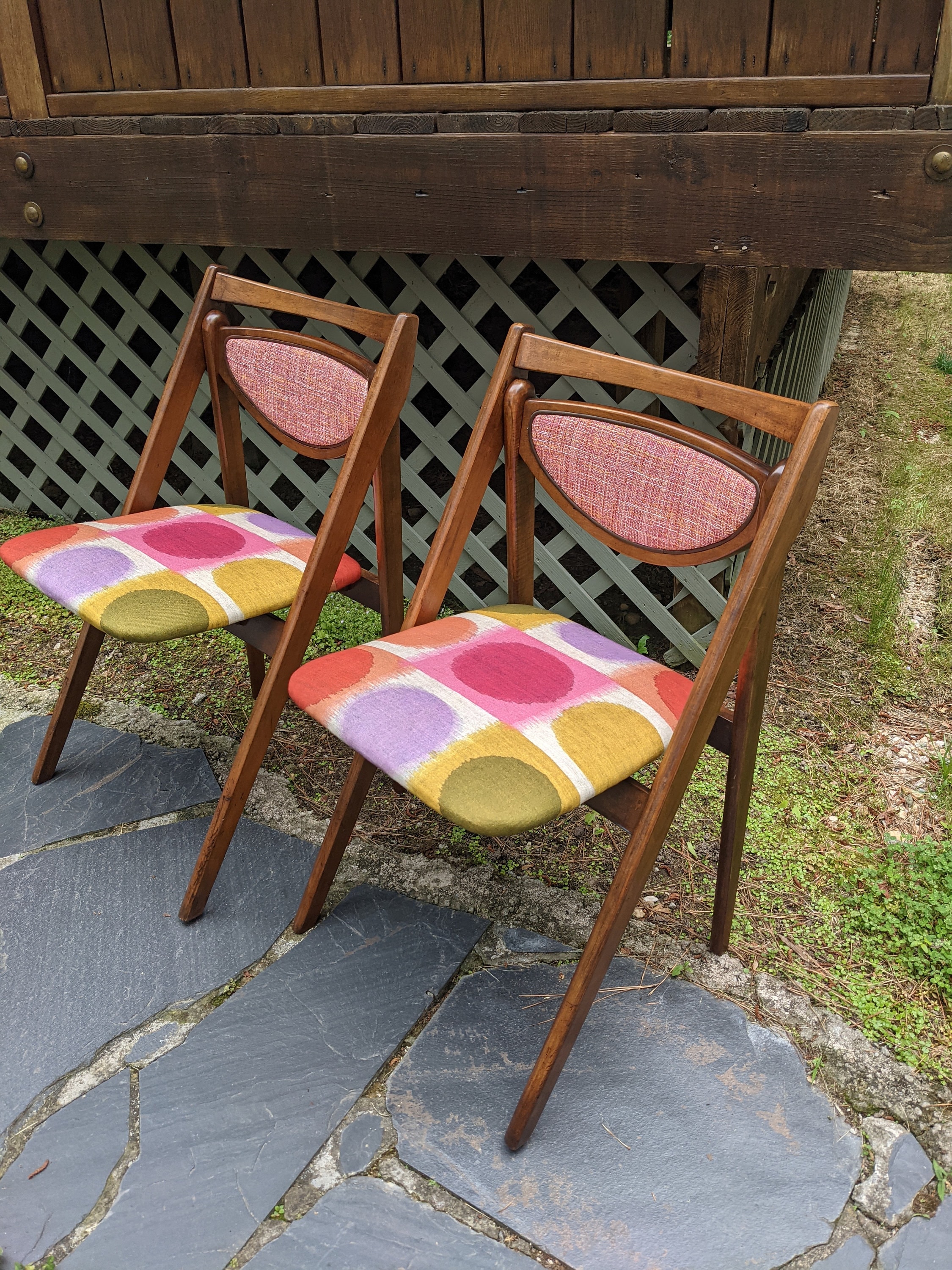 Vintage Stakmore Folding Chairs