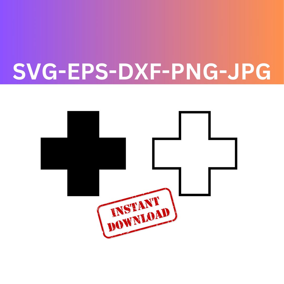 Cross SVG Files: CNC Clip Art, Cut Files (digital Download) - Etsy
