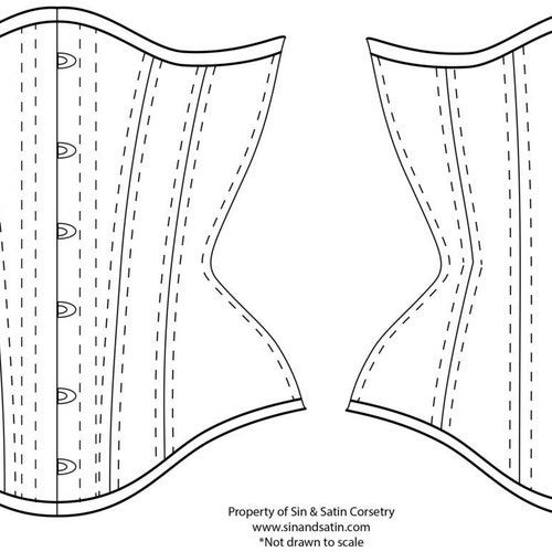 Cupped Overbust Bodysuit Corset Pattern ONLY - Etsy