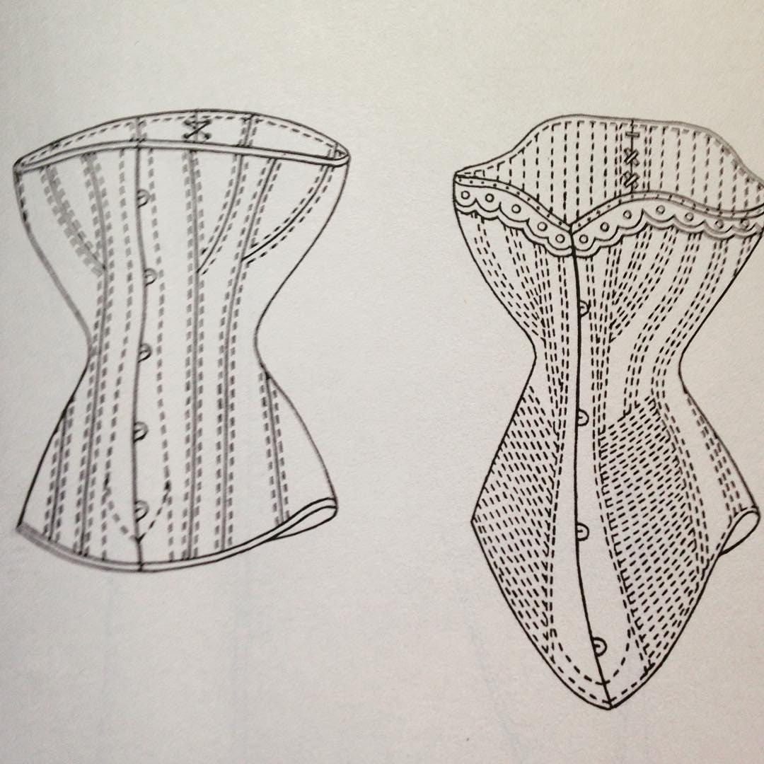 1883 Spoon Busk PDF Corset Pattern Only - Etsy