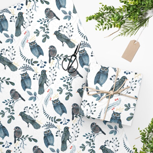 Bird Wrapping Paper - Etsy