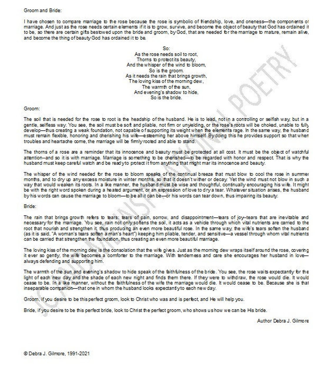 The Wedding Verse Composition - Etsy