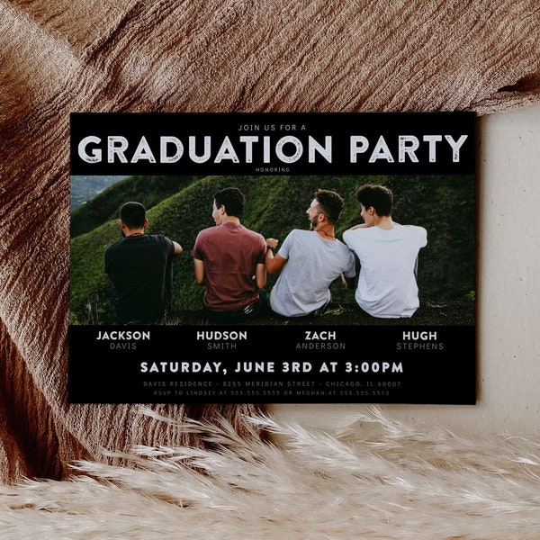 Grad Party Invite - Etsy