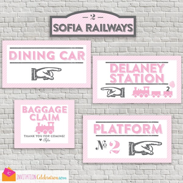 Pink Train - Etsy
