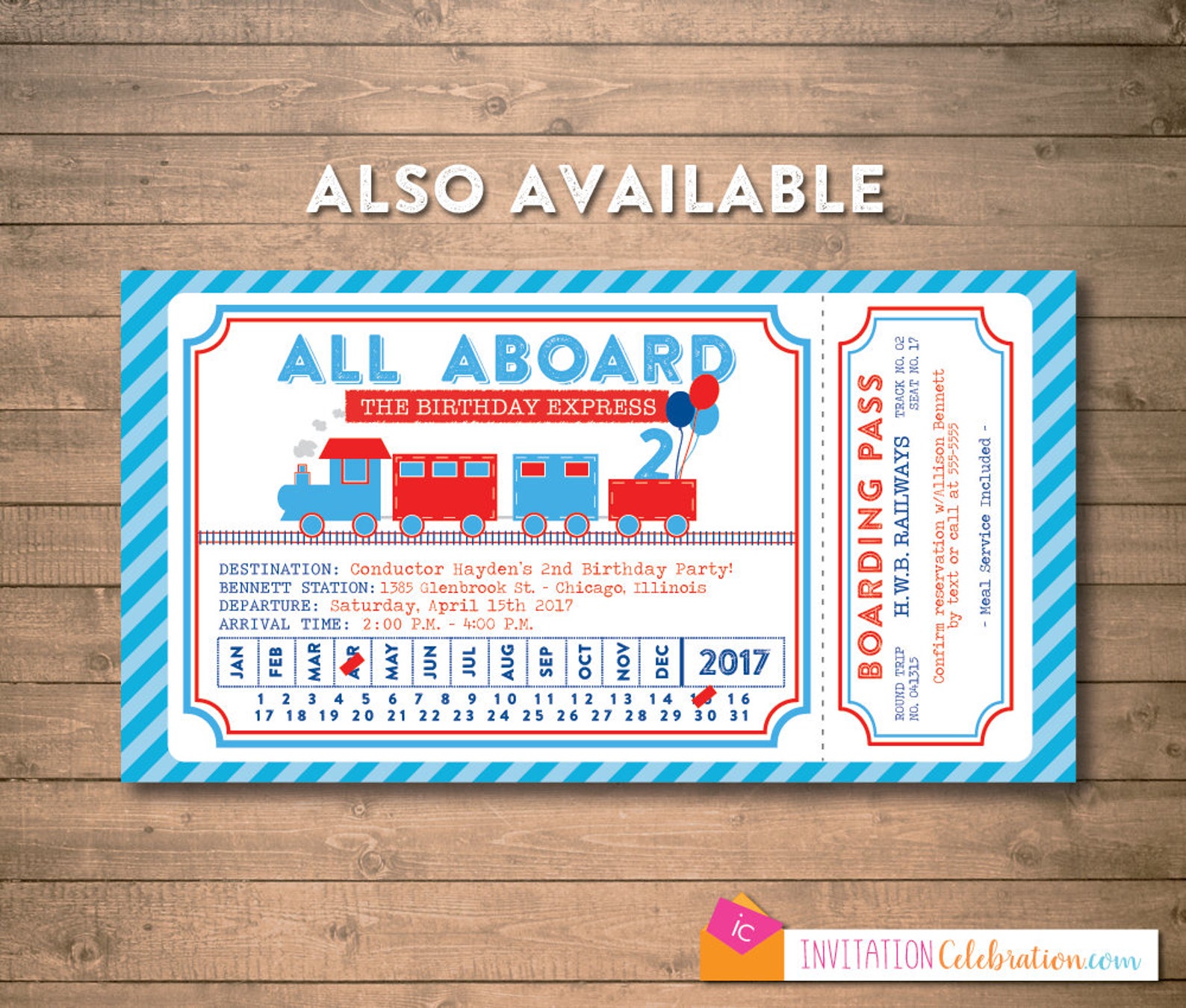 Train Party Backdrop Birthday Train Poster Personalized - Etsy