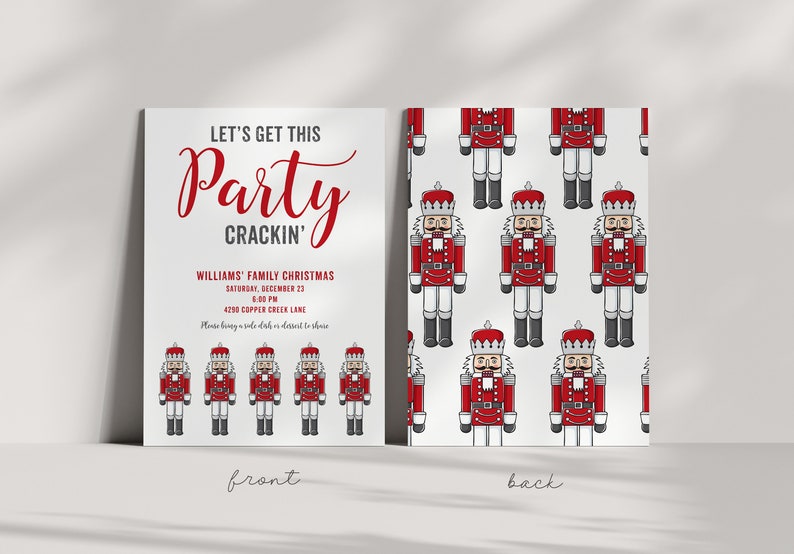 Let's Get This Party Crackin' Nutcracker Christmas - Etsy