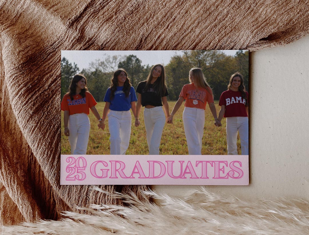 Group Graduation Party Invitation for 3, 4, 5 Graduates - Joint Grad ...