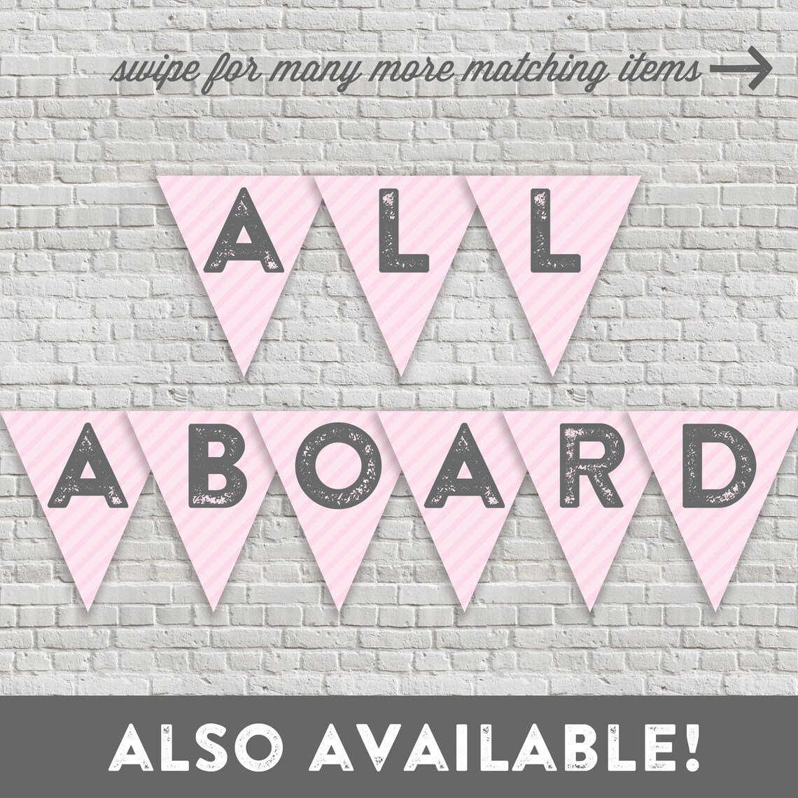 Pink Train Party Backdrop Girl Birthday Train Poster - Etsy
