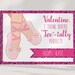Ballerina Valentine Cards - Instant Download PRINTABLE - Tutu Dance ...