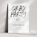 Editable Graduation Party Invitation - Digital Invitation - Grad Party ...
