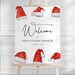 Editable Christmas Party Sign - Modern Holiday Party Custom Text Sign ...