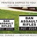 Ban Assault Rifles Not Books Yard Sign, Gun Control Protest Sign, Gun ...