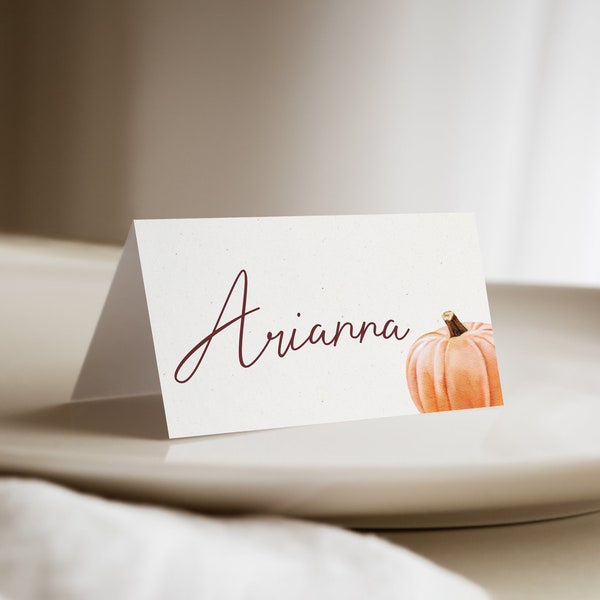 Autumn Place Cards - Etsy