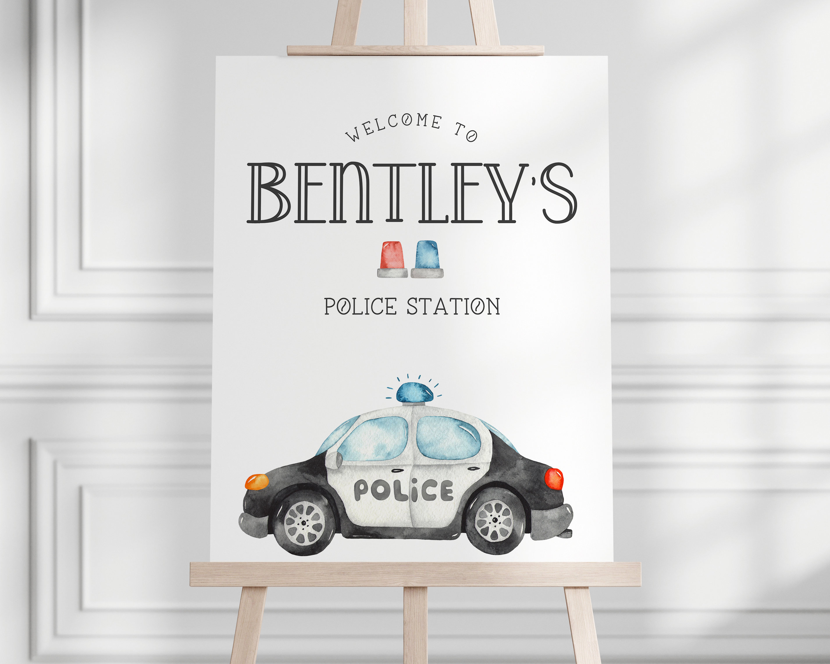 Police Station Sign
