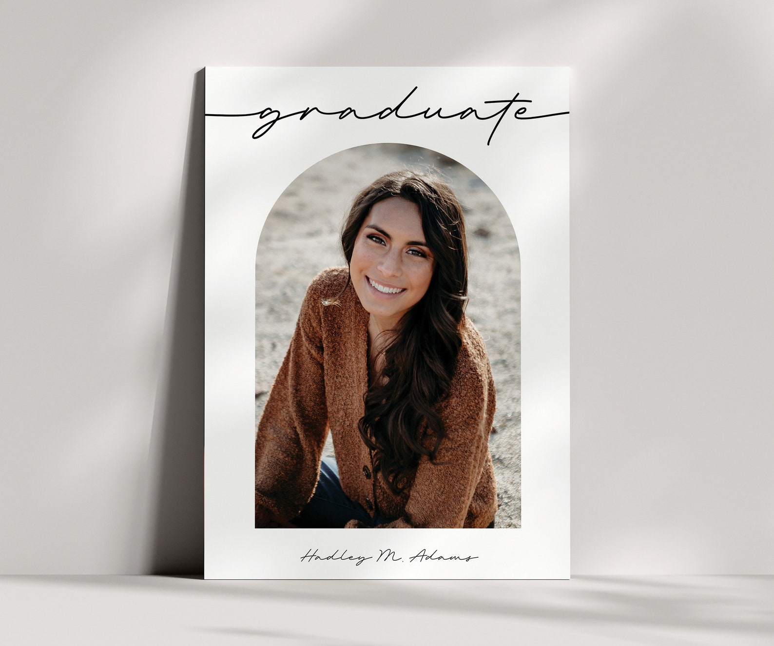 Printable Graduation Invitation Boho Arch Party Invite - Etsy