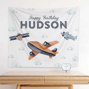 Airplane Birthday Invitation - Vintage, Time Flies, Retro, Fly on Over ...