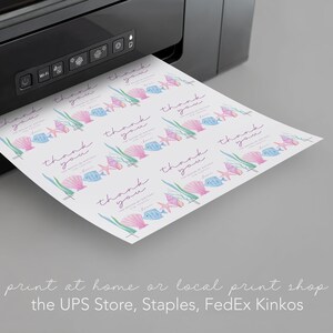 Oneder the Sea Favor Tag - Under the Sea Goodie Bag - Fintastic ...