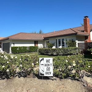 RBG Yard Sign - We Won't Go Back, Pro Roe, Women's Rights, Feminist ...