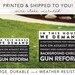 Gun Reform Yard Sign, in This House, Gun Control Protest Sign, Anti Gun ...