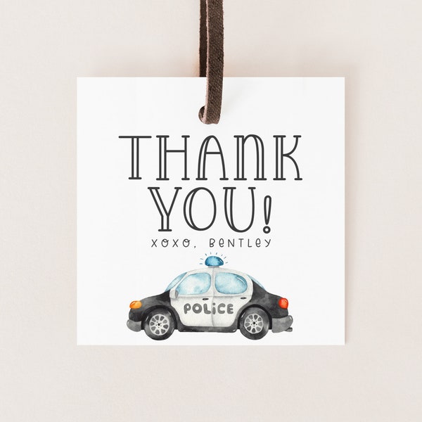 Police Thank You Cards - Etsy
