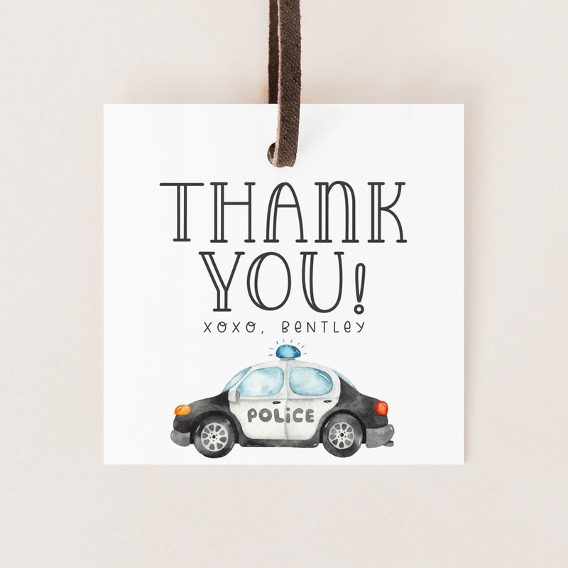Police Thank You Cards - Etsy