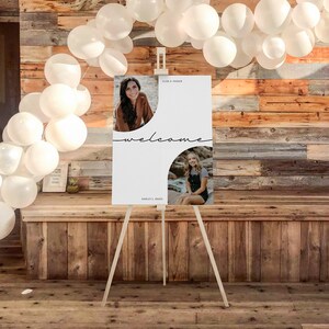 Joint Graduation Welcome Sign, Grad Party Sign for Two, Friends ...