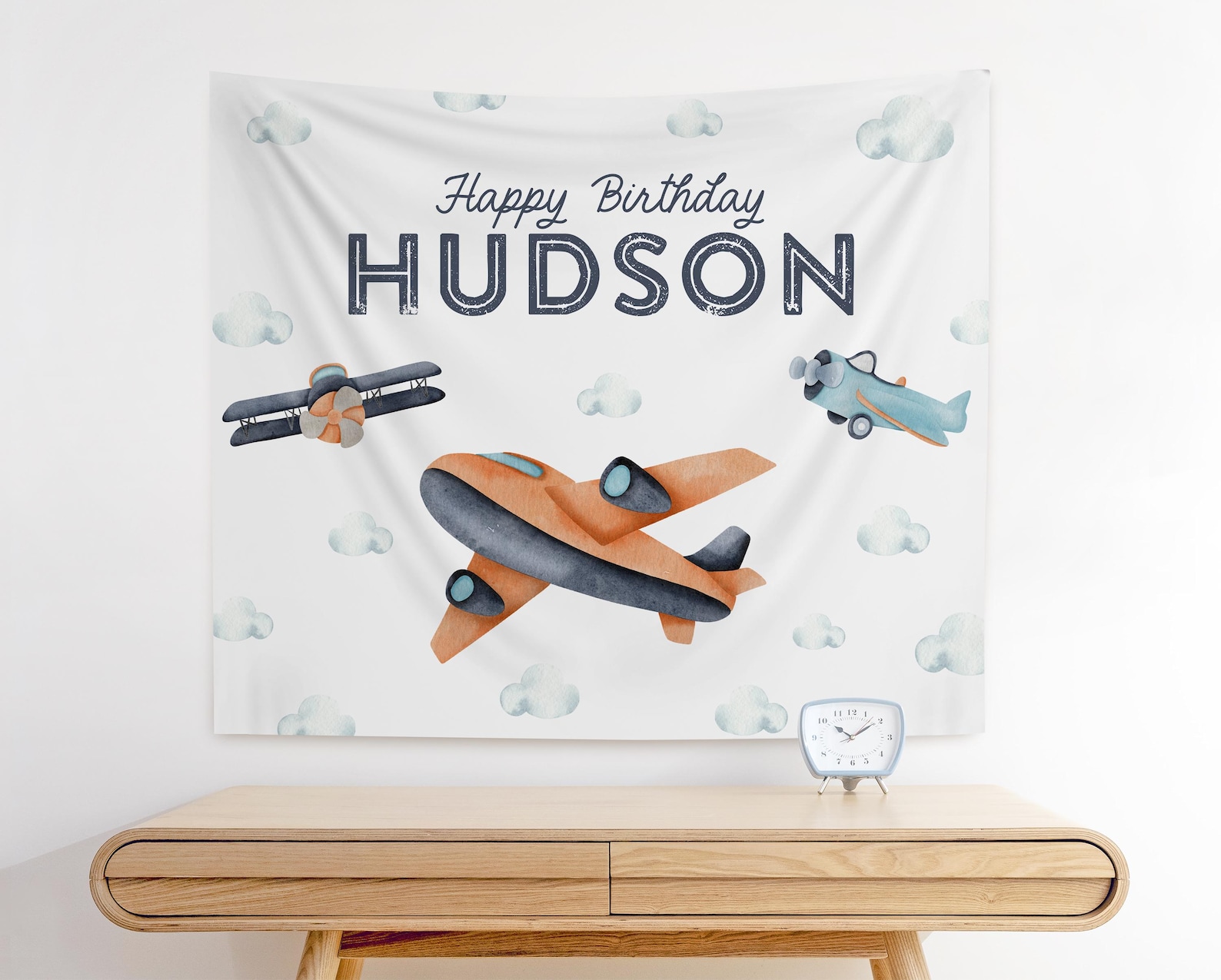 Airplane Party Backdrop - Airplane Party Decoration - Vintage Airplane ...