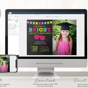 Preschool Graduation Invitation - Kindergarten Graduation - Future is ...