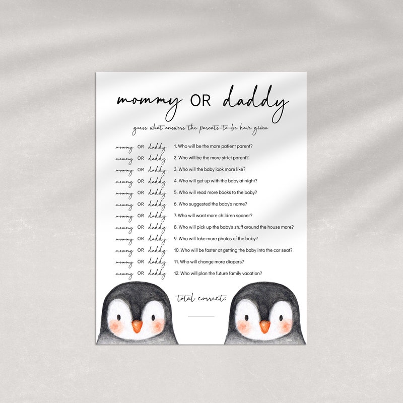 Penguin Baby Shower - Etsy