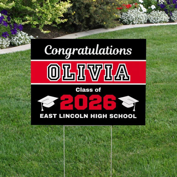 Large Yard Graduation Signs - Etsy