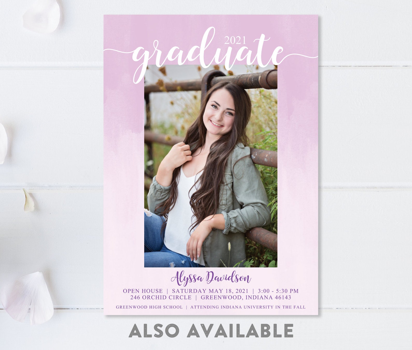 Neon Middle School Graduation Invitation Digital File Glow | Etsy