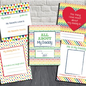 Father's Day Gift From Kids All About My Daddy Book | Etsy