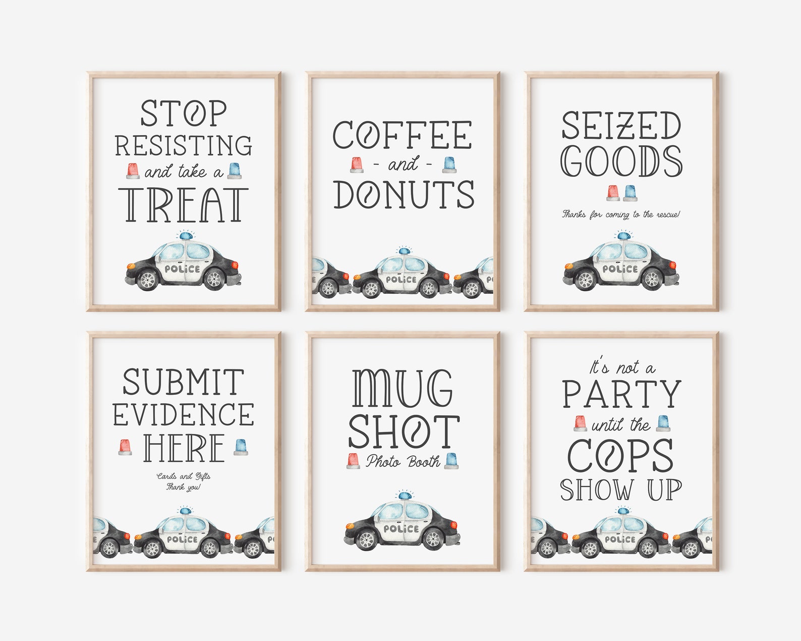 Police Baby Shower Activity - Night Shift Diaper Duty - Dad Baby Shower ...
