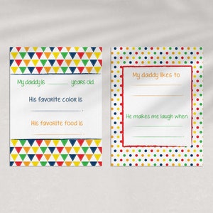 Father's Day Gift From Kids - All About My Daddy Book - Dad Gift From ...