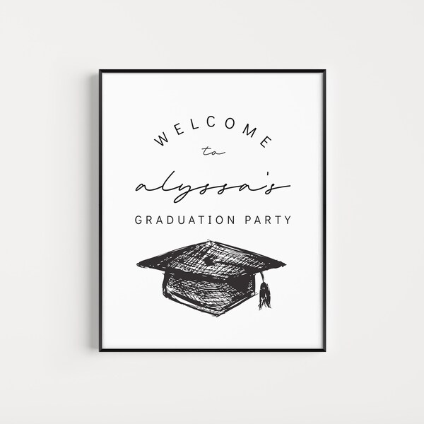 Graduation Open House Poster - Etsy