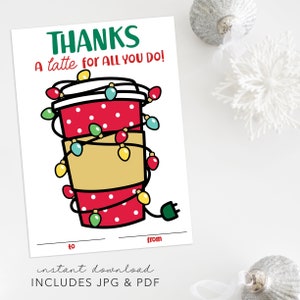 Funny Gift Card Holder - Coffee - Happy Holidays - Printable ...