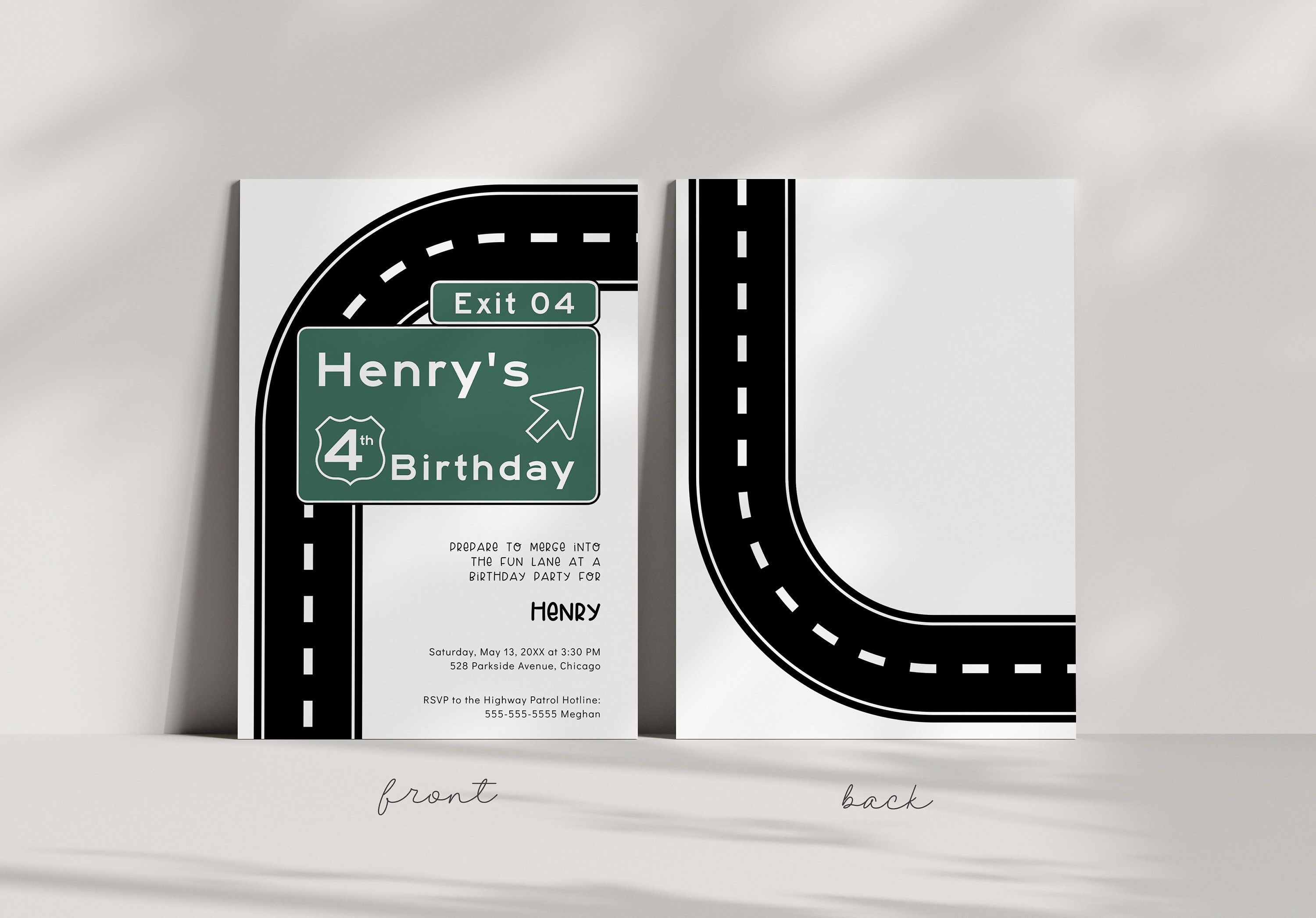 Interstate Sign Invitation - Exit Sign, Highway Patrol, Driving ...