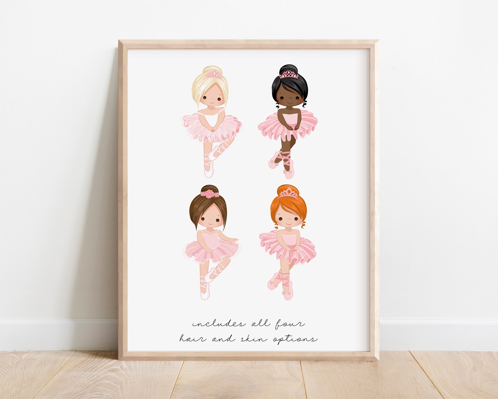 Ballerina Valentine Cards Instant Download PRINTABLE Tutu - Etsy