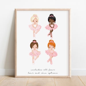 Ballerina Valentine Cards - Instant Download PRINTABLE - Tutu Dance ...